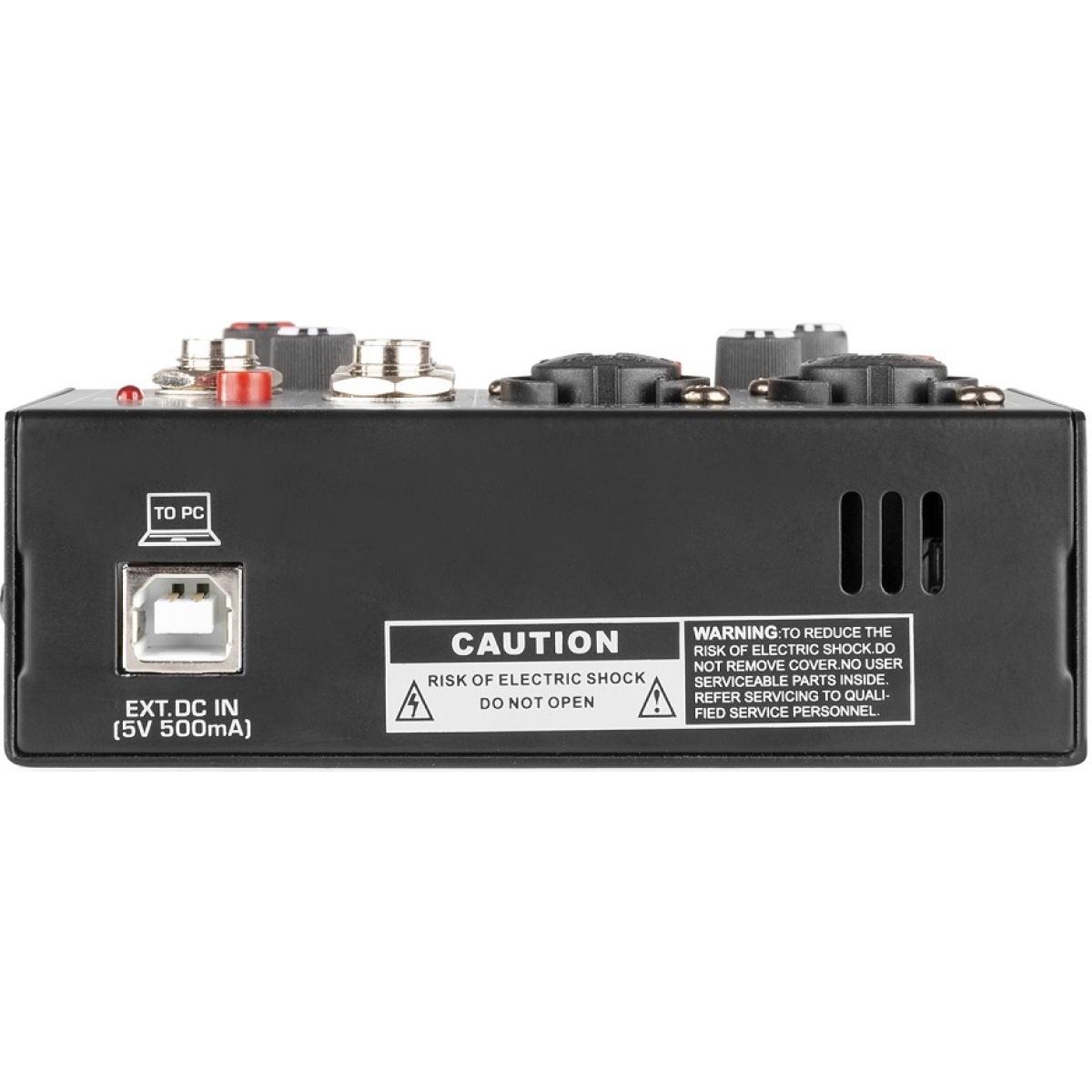 Vonyx VMM301 Mixer 3CH/EQ/USB/BT - BimotorDJ