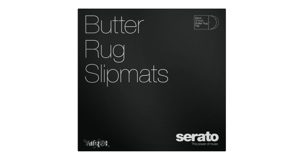 Serato Butter Rugs 12 Slipmat Black - BimotorDJ