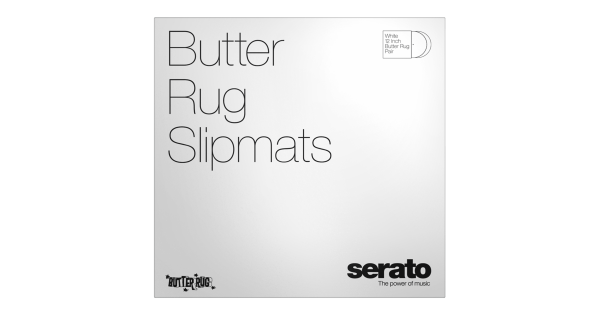 Serato Butter Rugs 12" Slipmat White - BimotorDJ